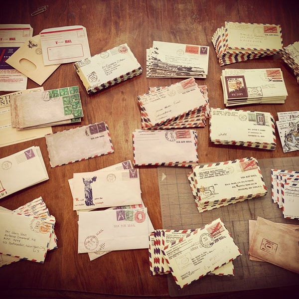 Wavey Lines, Wavy Postal Mark, Cancellation, Vintage Post Mark ...