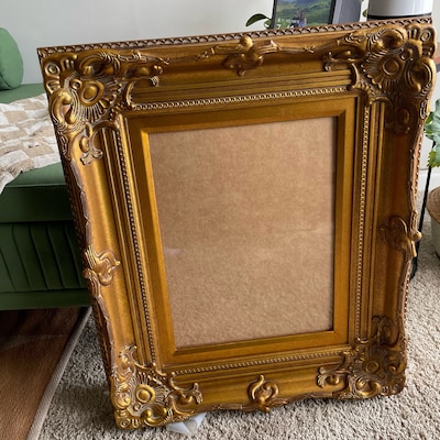 4.25 Gold Fancy Gold Ornate Picture Frame Photo Art Gallery 650G ...