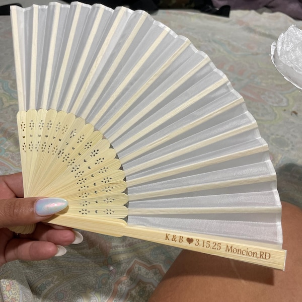 10pcs Personalized Wedding Hand Fans, Gift for Engagement,bridal Gifts ...