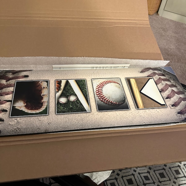 Baseball Name Art | Personalized Baseball Gift From Personal Prints ...