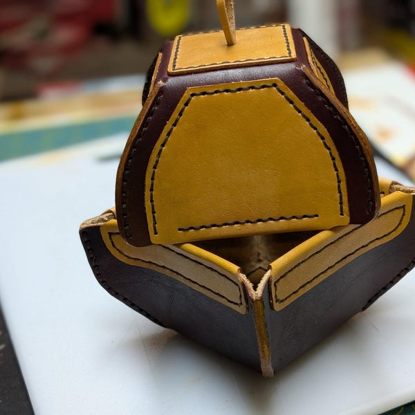 Leather DIY Pattern - Leather Tray - Digital File - Printable PDF ...