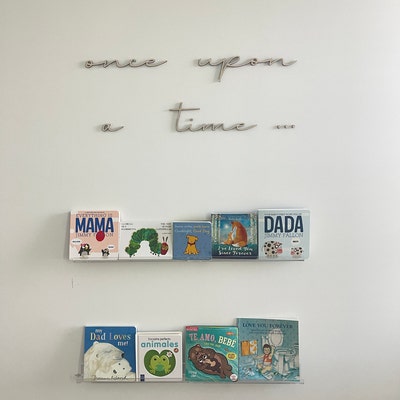 Script Once Upon A Time Sign for Nursery or Playroom Free 3-5 Business ...