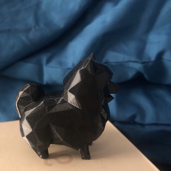 The ORIGINAL Pomeranian / Keeshond / Spitz - 3D Printed Low Polygon ...