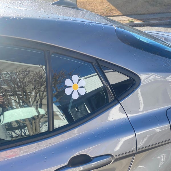 Daisy Vinyl Decal | Daisy Decal | Daisy Car Decal | Hippie Car Decal ...