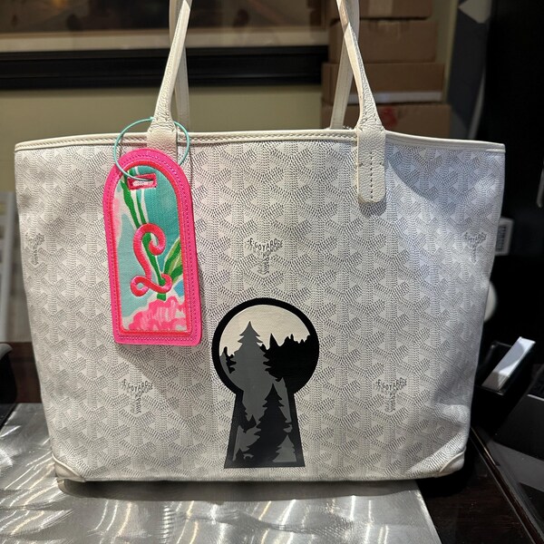 Shooting Star Rainbow Keychain / Key Fob / Bag Tag / Backpack Tag ...