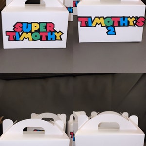 Mario Inspired Custom Name Tags - Etsy