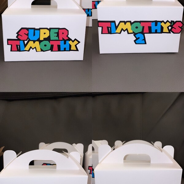 Mario Inspired Custom Name Tags - Etsy