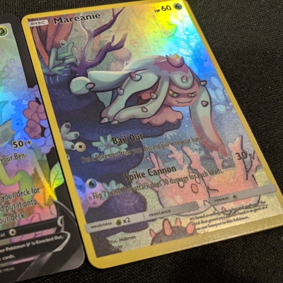 Holo Mareanie / Custom Holographic Pokémon Card - Etsy
