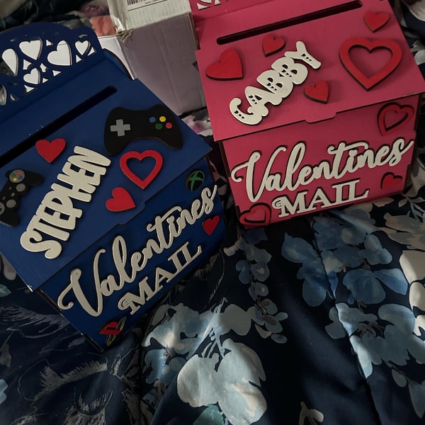 Valentines Day Box | Customized Party Box | School Party Exchange - Etsy