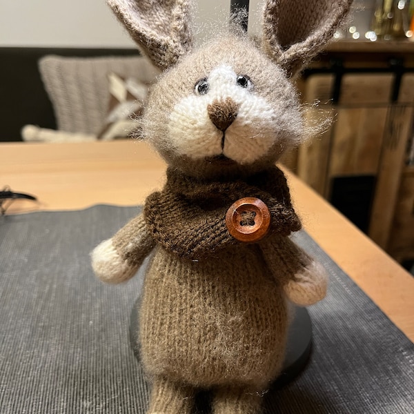 Bunny Knitting Pattern, Amigurumi Bunny, Plush Bunny Pattern, Toy ...