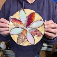 Pinwheel Stained Glass Pattern Commercial Hobby Use PDF PNG Digital ...