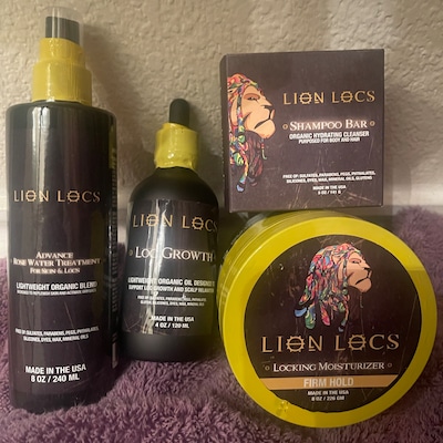 Lion Locs Advanced Rose Water Spray With Aloe, Essential Oils, Vitamins ...
