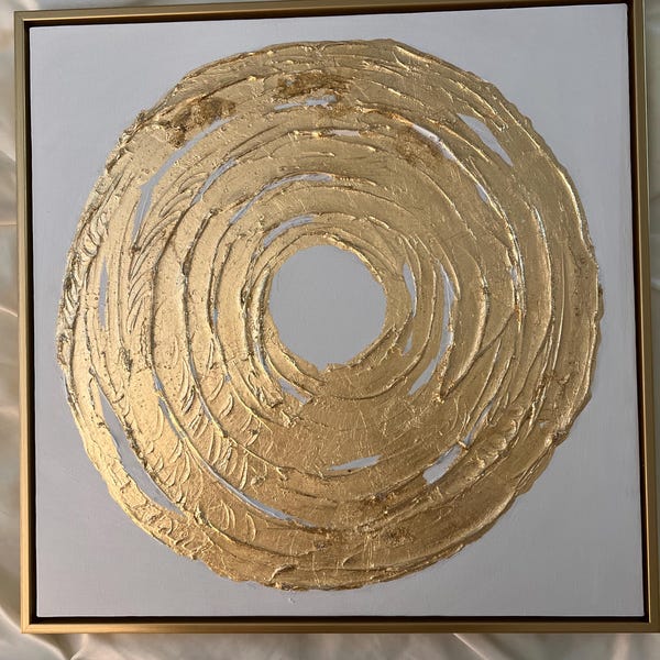 Gold Textured Wall Art Gold Abstract Art Gold and White Abstract Art ...
