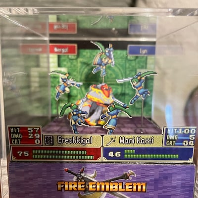 Fire Emblem Diorama Nergal Vs Lyn the Blazing Blade, Fire Emblem 3D ...