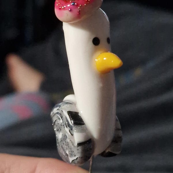 Polymer Clay Seagull Plant Pot Pet: Beach Home Decor - Etsy