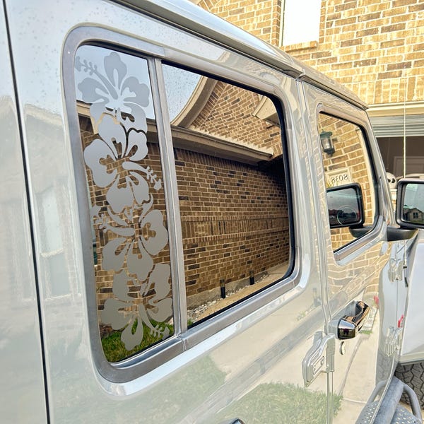 Fits 2018-2025 Jeep Wrangler 4 Door JLU / Jeep Gladiator JT Door Window ...