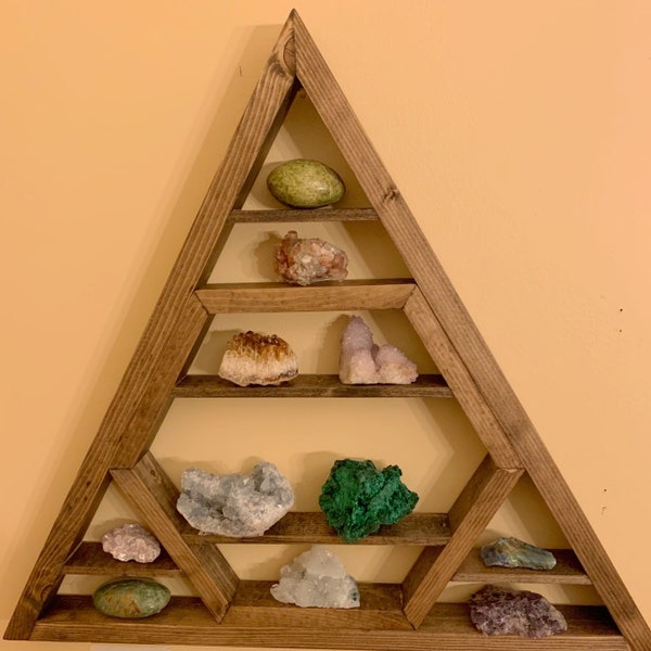 Hexagon/triangle Display Shelf - Etsy