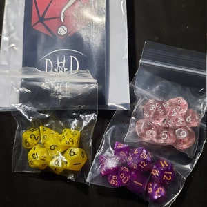 Moonlit Night Exclusive 12 Dice Set Unique Constellation | Etsy