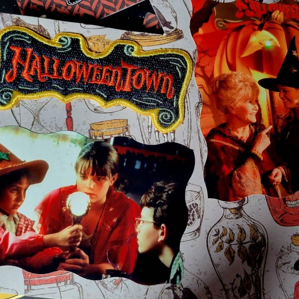 Halloweentown Vinyl Die Cut Red & Blue Headphone Stickers - Etsy