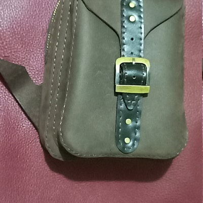 Leather Sling Bag Pattern.pdf Pattern.video Tutorial.leather - Etsy