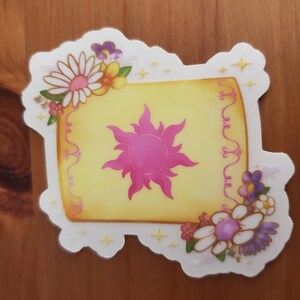 Floral Tangled Lantern Transparent Stickers/ Rapunzel Princess - Etsy