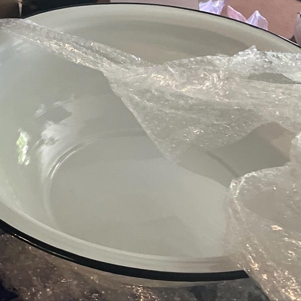 Milkbath Bowl 45cm, 50cm or 60cm, Bath Bowl, Foot Bowl, Pedicure Bowl ...