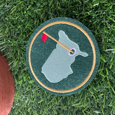 Embroidered Iron-on Green USA Golf Patch Applique Golfin - Etsy