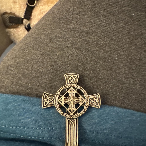 Durrow High Cross Necklace, S147, Celtic Cross, Irish Cross, Christian ...