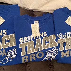 Track Mom T-shirt Track and Field Spirit Wear Track Mom - Etsy