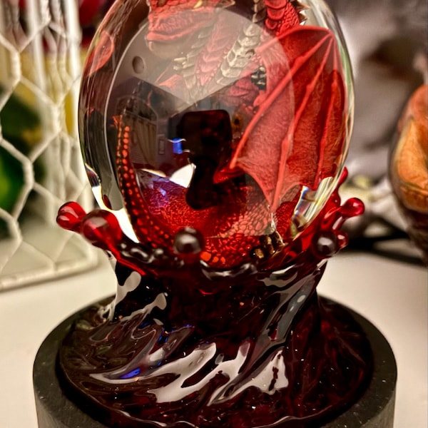 Dragon Hatchling, Cute Newborn Dragon in an Eggshell, Kawaii Figurine ...
