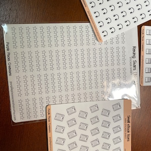 Reading Log Sticker 4.4w X 5.9h Title, Author, and Rating Columns 20 ...