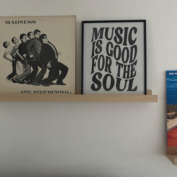 Music Print, Retro Music Wall Art, Soul Music Print, Colourful Music ...