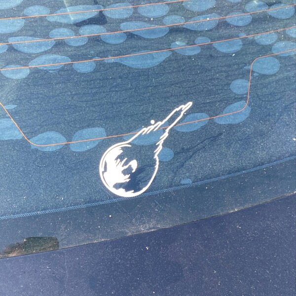 FF7 Meteor Car Decal | Cloud | Sephiroth | Final Fantasy 7 Car Decal ...
