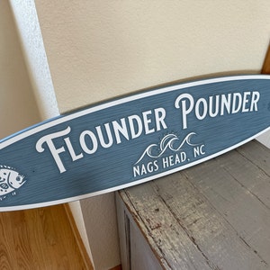 Personalized Custom PVC Sign for Your Beach Home Coastal Retreat 47x11 ...