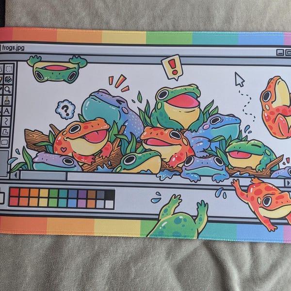 Frogs.jpg Playmat // Deskmat and Mousepad // Accessories for MTG - Etsy