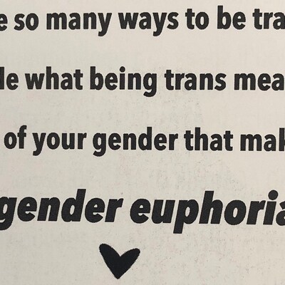 Little Book of Trans Affirmations Zine print - Etsy