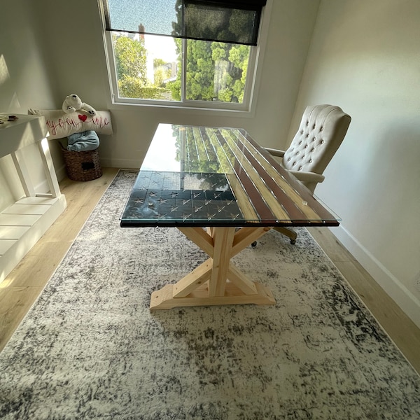 Seamless Trestle Table Frame, Free Shipping, Set of Two W/frame, Dining ...