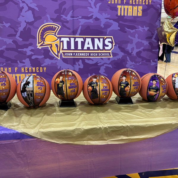 Custom Made Basketball-senior Basketball Gift, Athletic Achievement ...