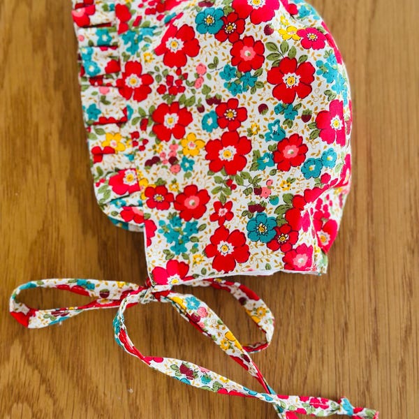 Baby Bonnet Sewing Pattern: 3 Styles, Newborn to 24 Months (PDF Pattern ...
