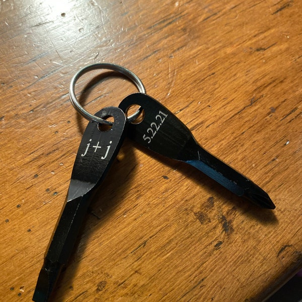 Custom Keychain Screwdriver Set, Engraved Key Chain Set, Key Chain Tool ...