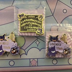 Gengar Ouija Board Enamel Pin - Etsy