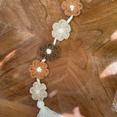 Flower Garden Buckle/crochet Hair Accessories/ivy Buckle/flower Braid ...