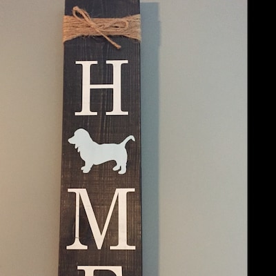 Basset Hound Sign Dog Sign Basset Hound Sign Hound Dog - Etsy