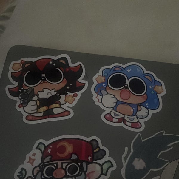 SONIC Inspired Stickers! [ft. Sonic, Tails, Knuckles, Shadow, Eggman ...
