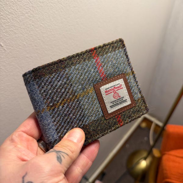 Mens Harris Tweed Macleod Tartan Bifold Wallet Purse - Etsy