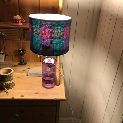 Harris Tweed Isle of Harris Gin Lamp - Etsy UK