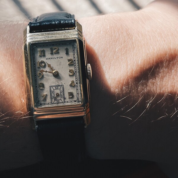 1963-1969 Hamilton Lord Lancaster C Wrist Watch. 10K Goldfilled White ...