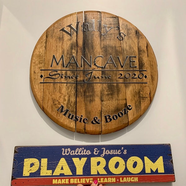 Playroom Rustic Wood Sign, Custom Playroom Sign, Playroom Decor, Little ...