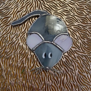 Stained Glass Mouse - Etsy