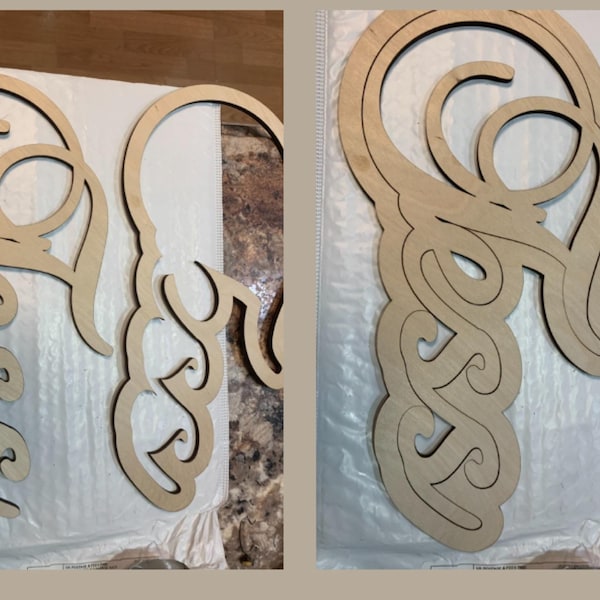 A Wood Cut Out Large - Last Name Wood Sign - Custom Wood Sign - Wedding ...
